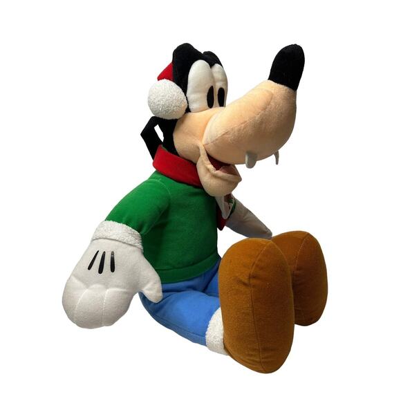 Disney | Toys | Disney Goofy Plush Holiday Winter Stuffed Animal Ear ...